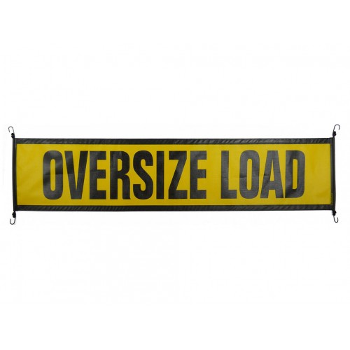 Oversize Load Sign, Mesh with E-Z Hook Bungees