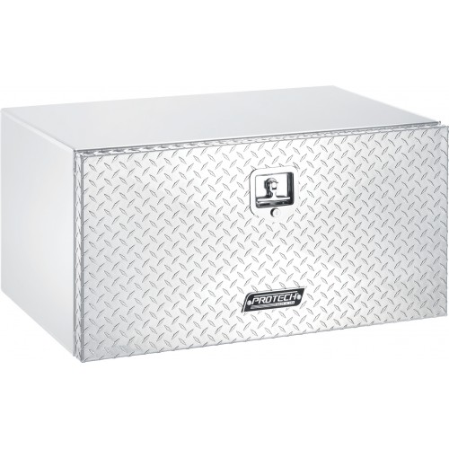Tool Box Aluminum, 18"H X 18"D X 24"W Diamond Drop Door W/ T-Lock