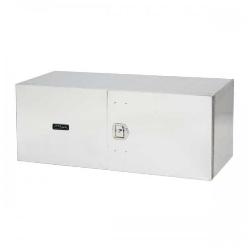 Tool Box Aluminum, 24"H X 24"D X 60"W Box-Aluminum Double Door W/ T ...