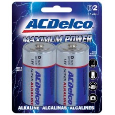 Battery D, AC Delco - 2 Pack