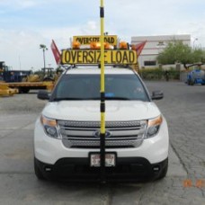 Wonder Pole®, Escort & Pilot Car, High Pole 621 Pro - Yellow (59" to 23')
