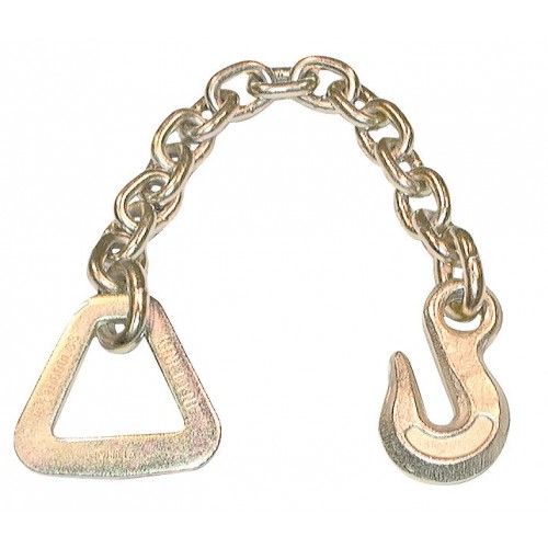 2" D-Ring Strap Adapter W/ 18" Chain Extension & 3/8" Grab Hook - 4,700 ...