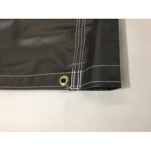 Tarp F-T-B, Quick Tarp 7'W X 26'L, 18 Oz Black Vinyl - End Dump Trailer