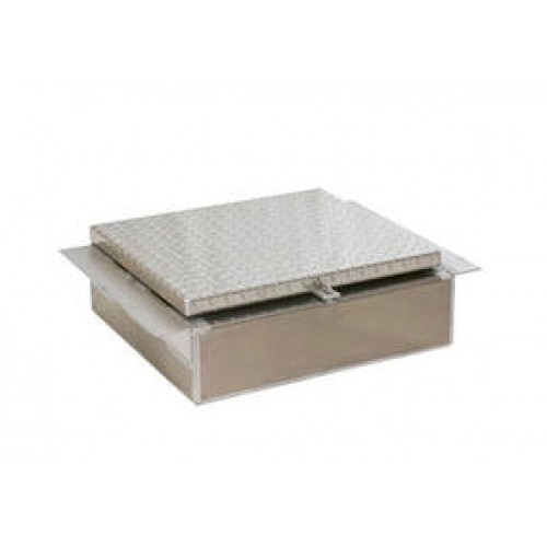 8" In Frame Tool Box 30"W X 22"D 8"H Diamond Plate Cover Lockable W/ Mt Kit